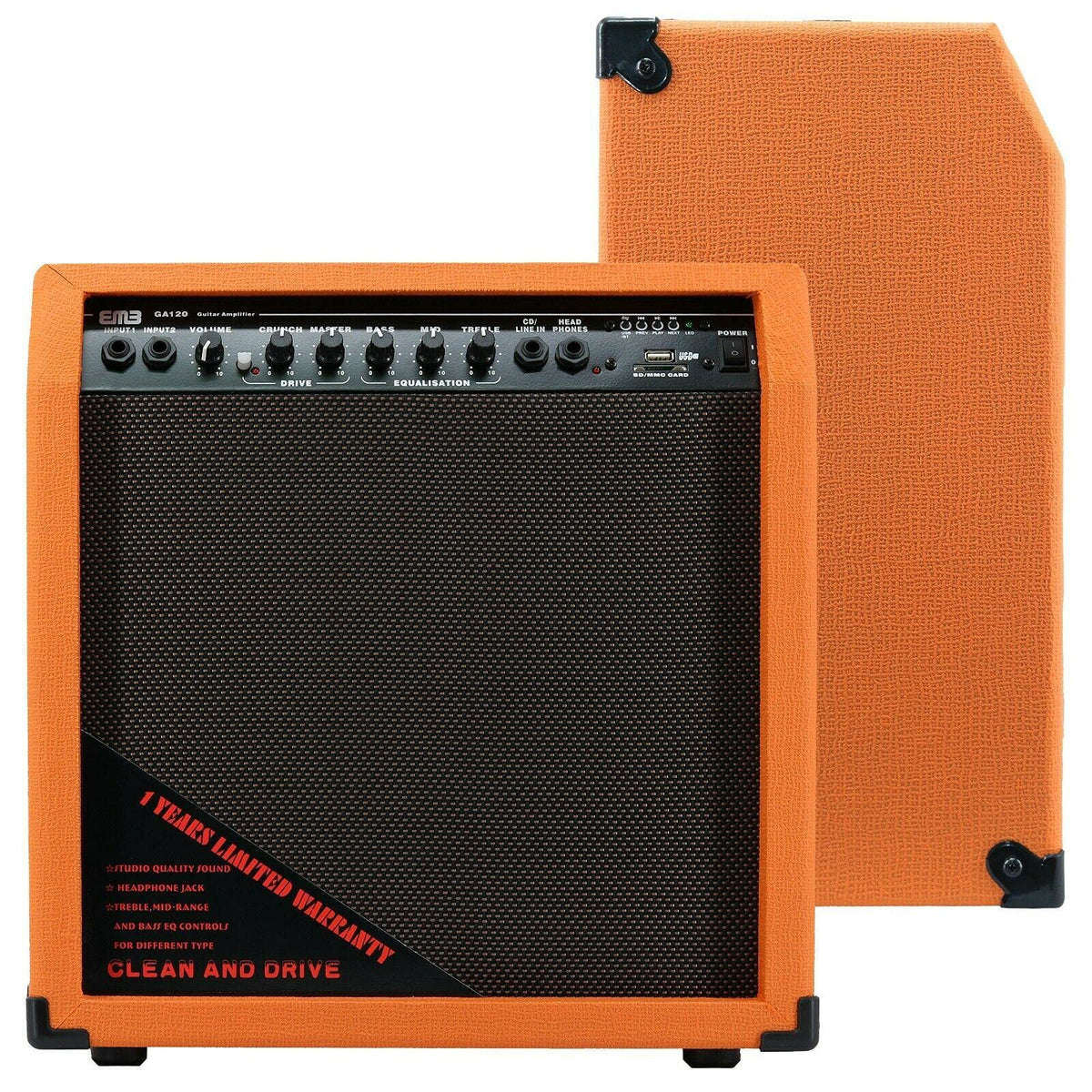 EMB GA120 600W 12" Electric Guitar Amplifier Speaker – nsiaudio.com