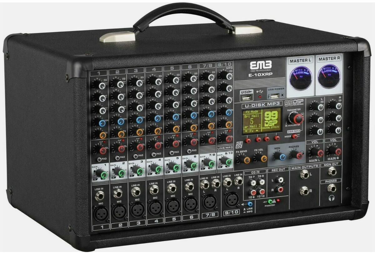 E10XRP 10 Channel Powered Mixer BLACK – nsiaudio.com