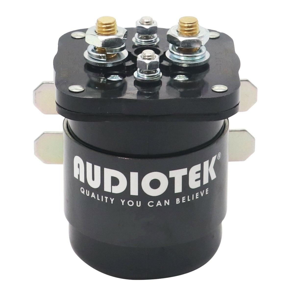 Audiotek 200A 12V Continuous 200 Amp Mobile Audio Relay and Battery Is ...