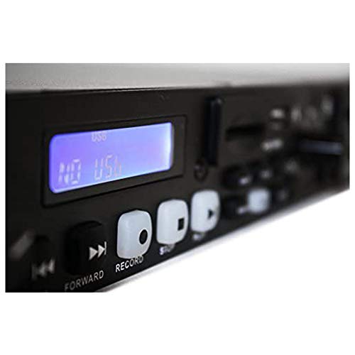 EMB Professional DJR30 1U DUAL USB/SD Digital Player & Recorder Rack M ...