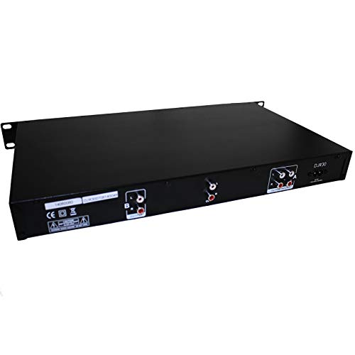 EMB Professional DJR30 1U DUAL USB/SD Digital Player & Recorder Rack M ...