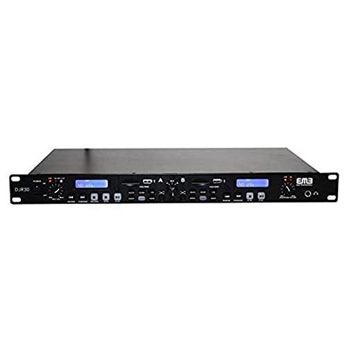 EMB Professional DJR30 1U DUAL USB/SD Digital Player & Recorder Rack M ...