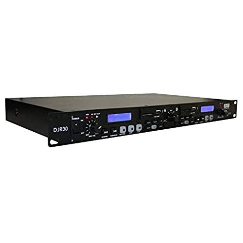 EMB Professional DJR30 1U DUAL USB/SD Digital Player & Recorder Rack M ...