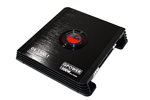 GRAVITY GPOWER GR1200.1 1200W MAX - 2 OHM STABLE MOSFET MONOBLOCK STER ...