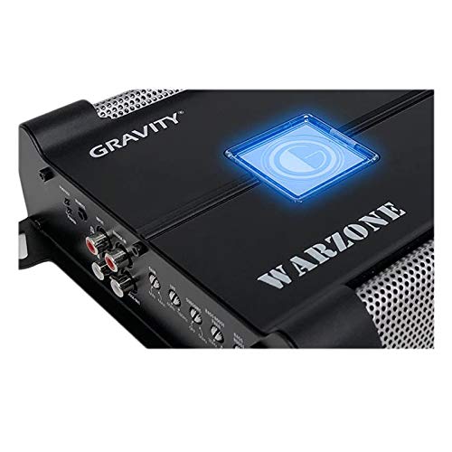 Gravity WZ4000.1D Warzone 4000W Class D Amp 1/2/4 Ohm Stable with Remo ...