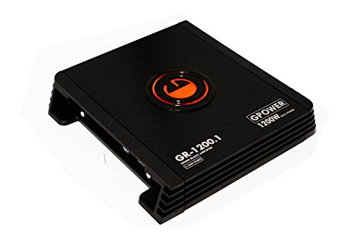 GRAVITY GPOWER GR1200.1 1200W MAX - 2 OHM STABLE MOSFET MONOBLOCK STER ...