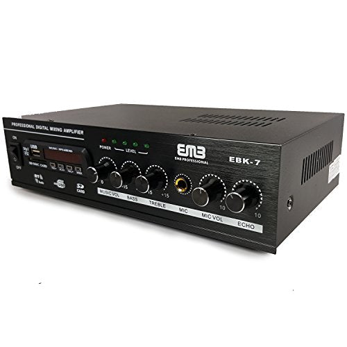 EMP Professional EBK7 400W HI-FI Stereo Amplifier with Remote/Bluetoot ...
