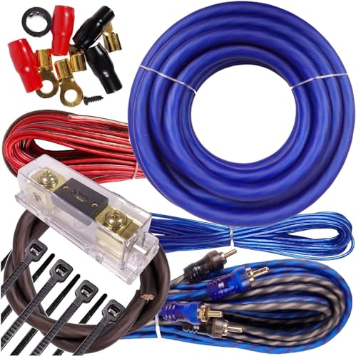 Gravity 1 0 Gauge Power Amp Kit Up to 6500 Watts Premium Elite Pro Fle nsiaudio