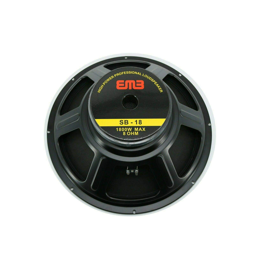 EMB Professional SB-18 1800 Watts Speaker Subwoofer 8 Ohm – nsiaudio.com