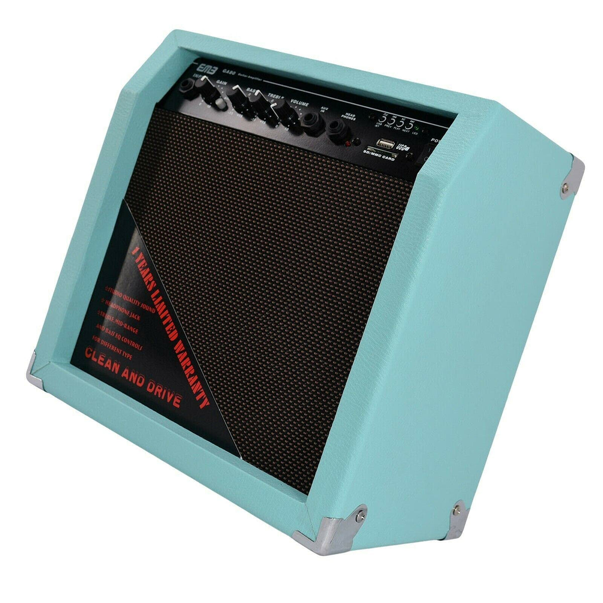 EMB GA80 350W 8" Electric Guitar Amplifier Speaker – nsiaudio.com