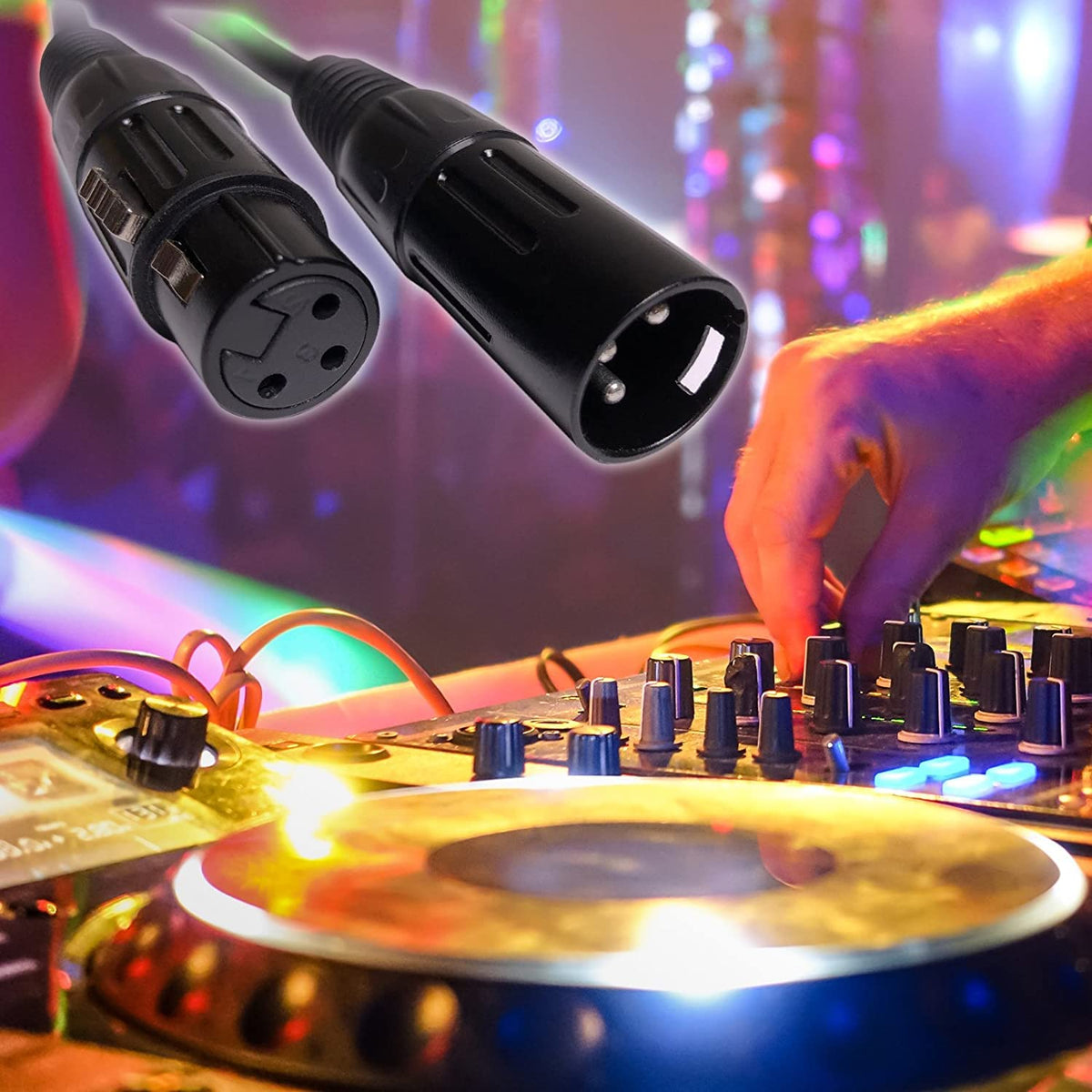 EMB XX1850 Professional Shielded Speaker Cable XLR Male to Female Patc ...