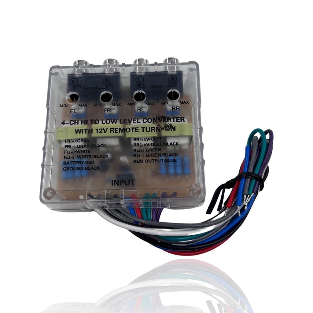 Audiotek At-HL5 RCA Line Converter for Car Receiver and Amplifier ...