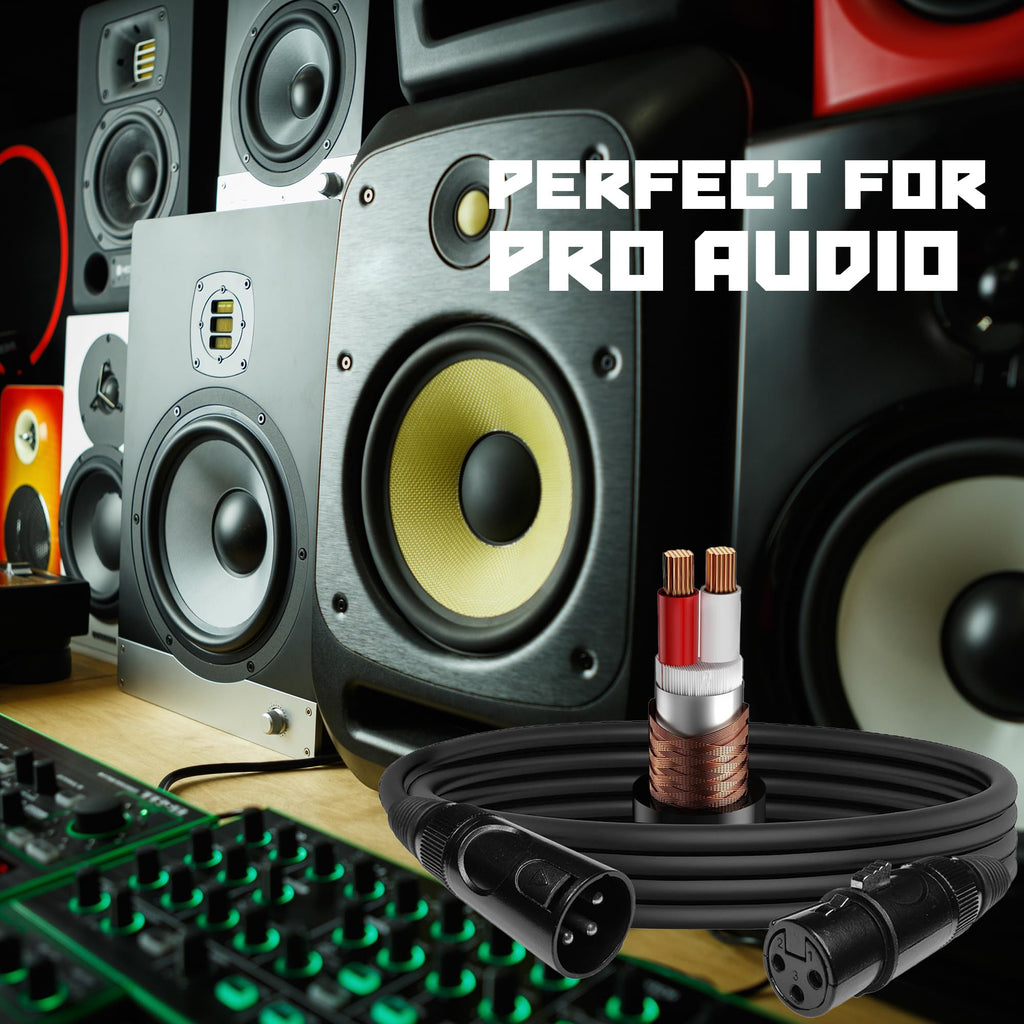 EMB WXRC100 1-Pack Pro 16AWG 8mm 100 Feet XLR Cable – nsiaudio.com