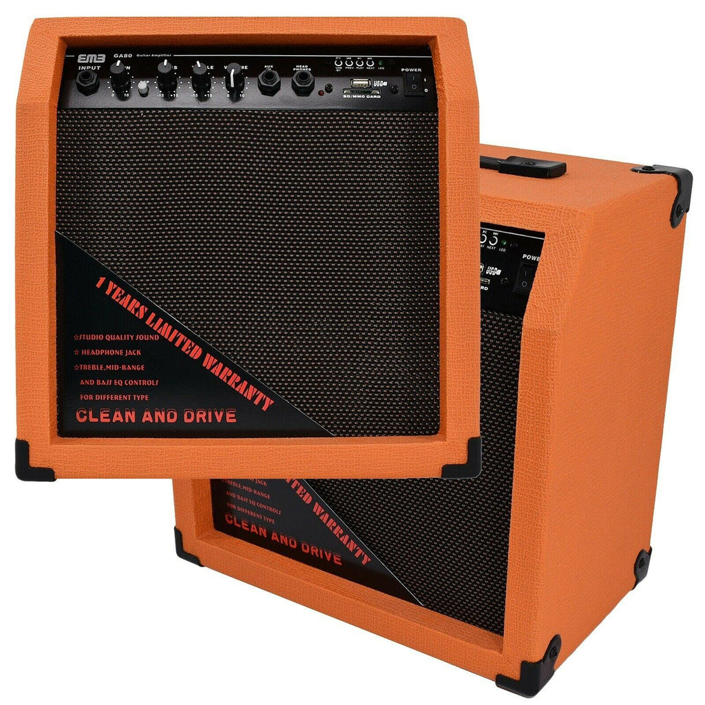 EMB GA80 350W 8" Electric Guitar Amplifier Speaker – nsiaudio.com