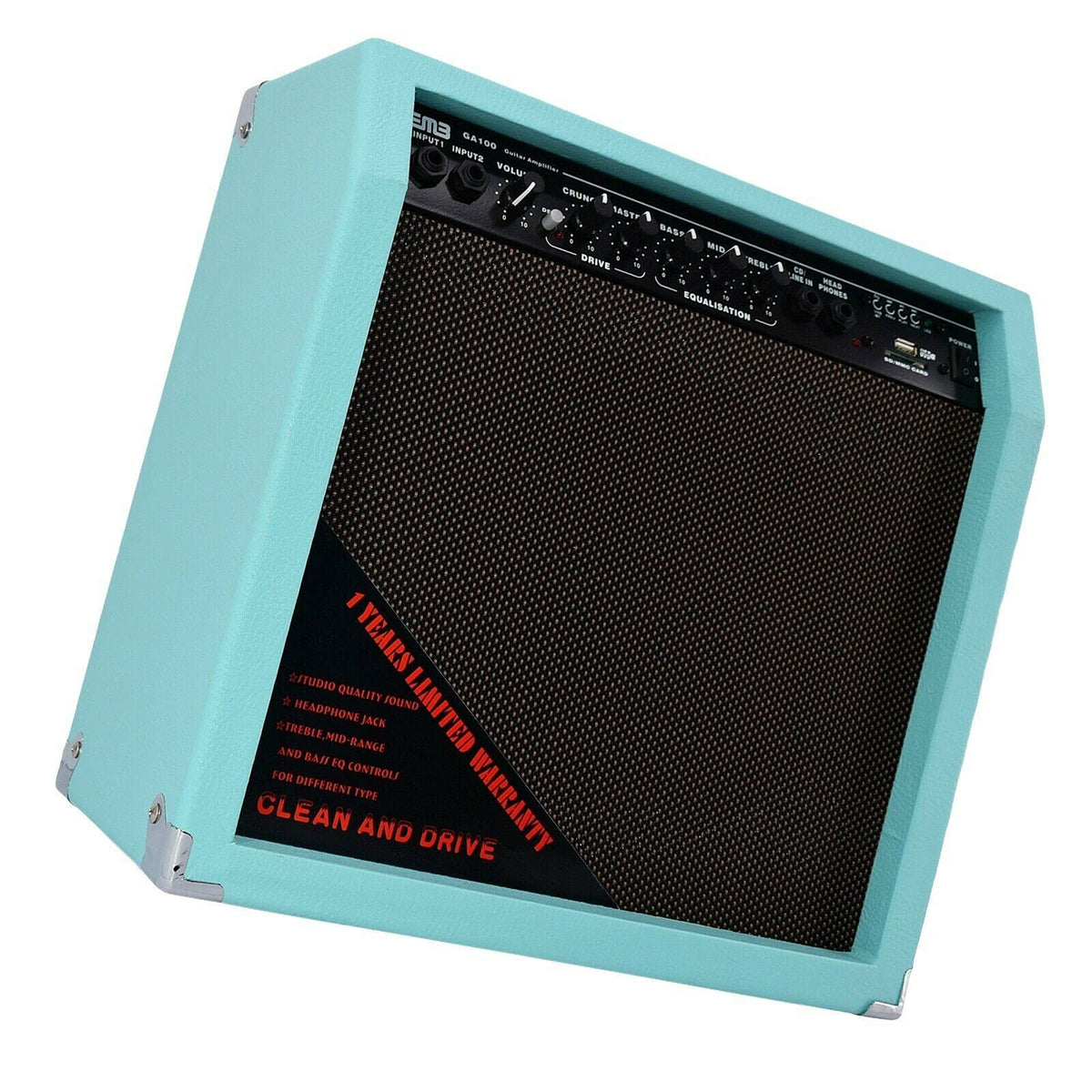 EMB GA100 500W 10" Electric Guitar Amplifier Speaker – nsiaudio.com