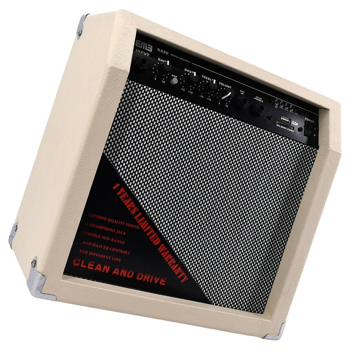 EMB GA80 350W 8" Electric Guitar Amplifier Speaker – nsiaudio.com
