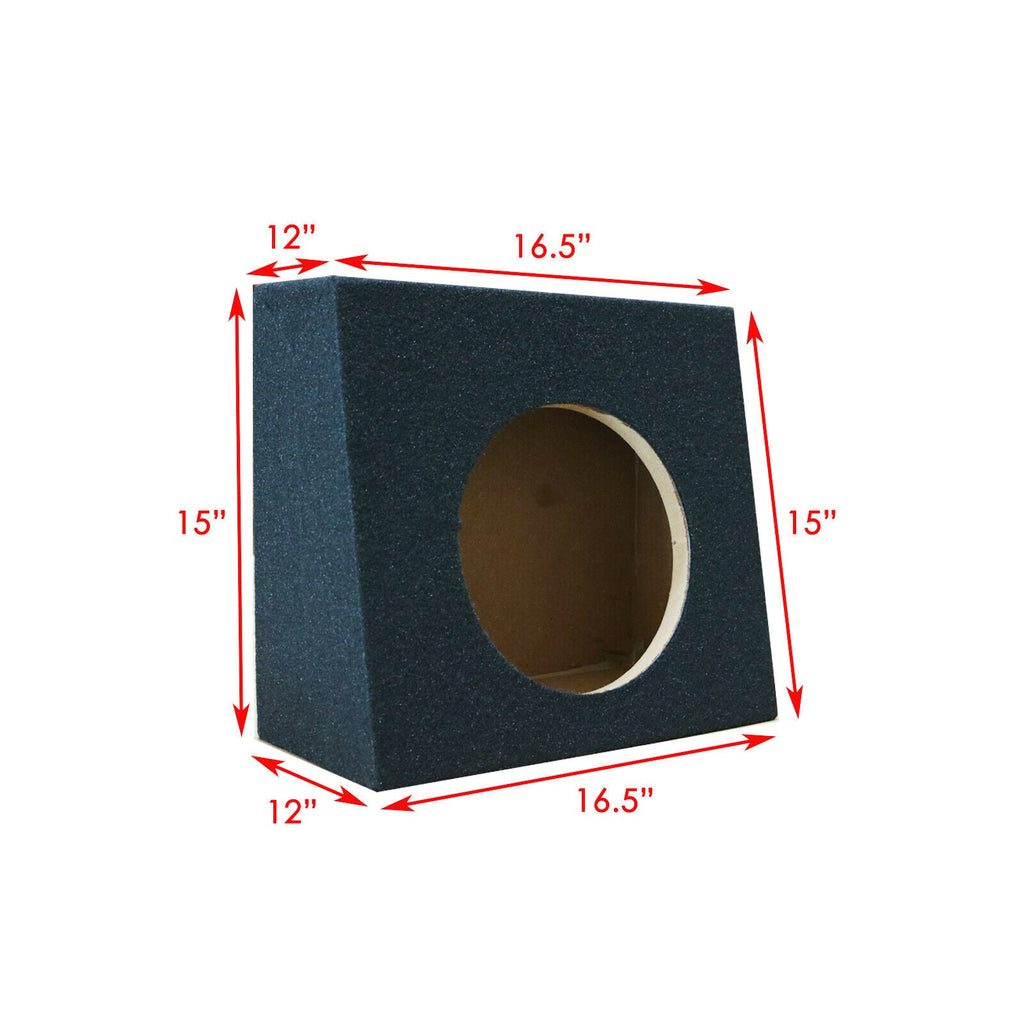 Audiotek CA-10SAS Single 10" Seal Subwoofer Box Enclosure – nsiaudio.com