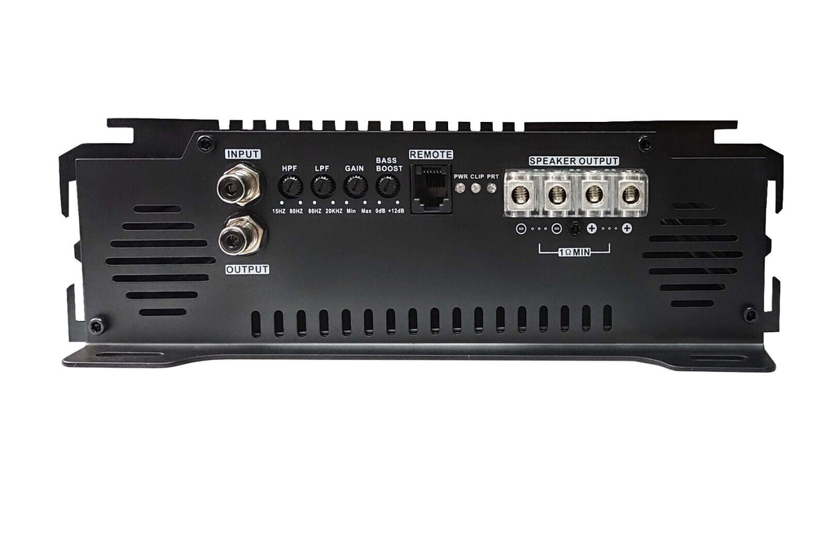 Gravity E5000.1D Warzone 5000W True RMS Car Amplifier Class D Amp 1/2 ...